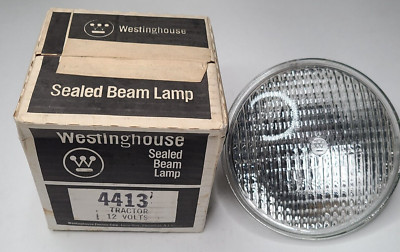 WESTINGHOUSE 4413 SEALED BEAM LAMP TRACTOR LIGHT 12 VOLT 35W 2 TERMINAL ...