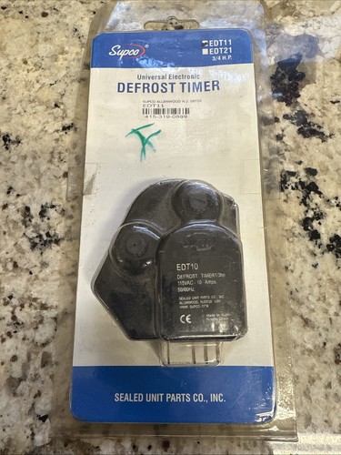 Supco EDT11 Refrigerator Defrost Control 120 Volt 3/4hp. 415-299-3364 ...