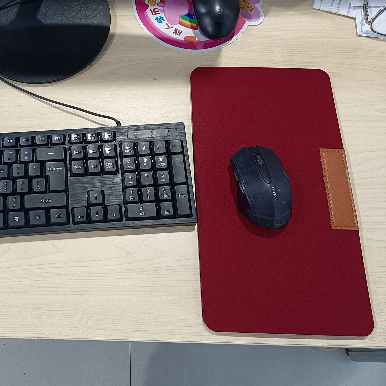 Multi-Functional Large Felt Gaming Mouse Pad Office Desk Laptop ...