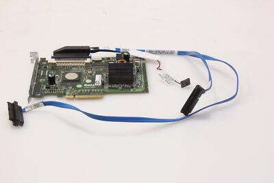 Dell UN939 PCI-e Raid PowerEdge controller w/SAS SATA cable. SKU220275 ...