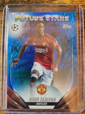 2023-24 Topps UEFA Jade Edition Kobbie Mainoo Blue 72/175 #57 ...