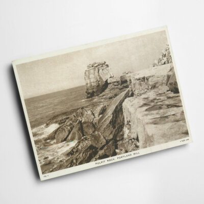 A4 PRINT - Vintage Dorset - Pulpit Rock, Portland Bill | eBay UK