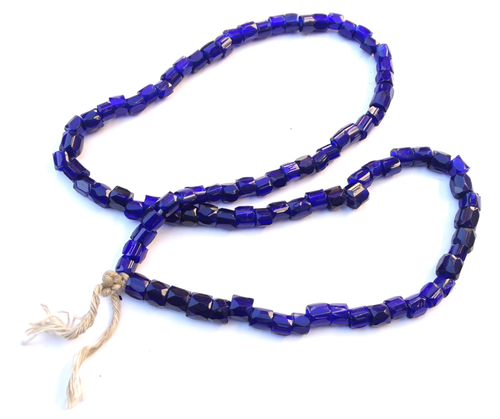 19th C. Strand Faceted Cobalt Russian Trade Beads Alaska Native ...