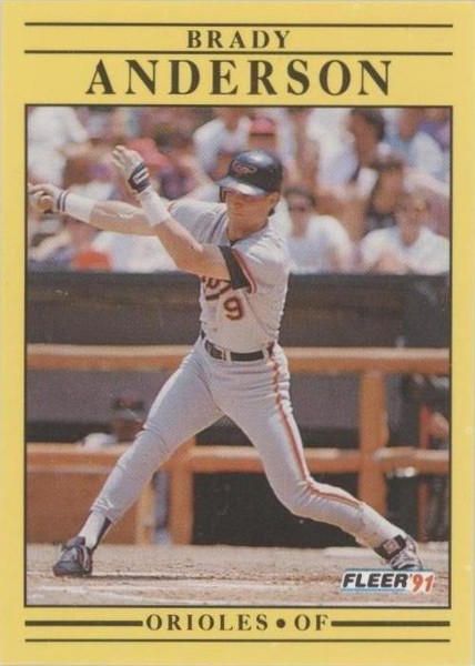1991 Fleer - #466 Brady Anderson for sale online | eBay