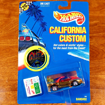 Hot Wheels California Custom Pontiac Banshee Gold Chrome TW 1990 Cal ...