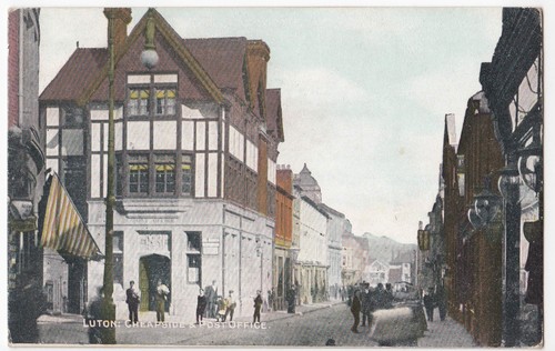 Bedfordshire; Luton, Cheapside & Post Office PPC, 1904, To Ivy Gand ...