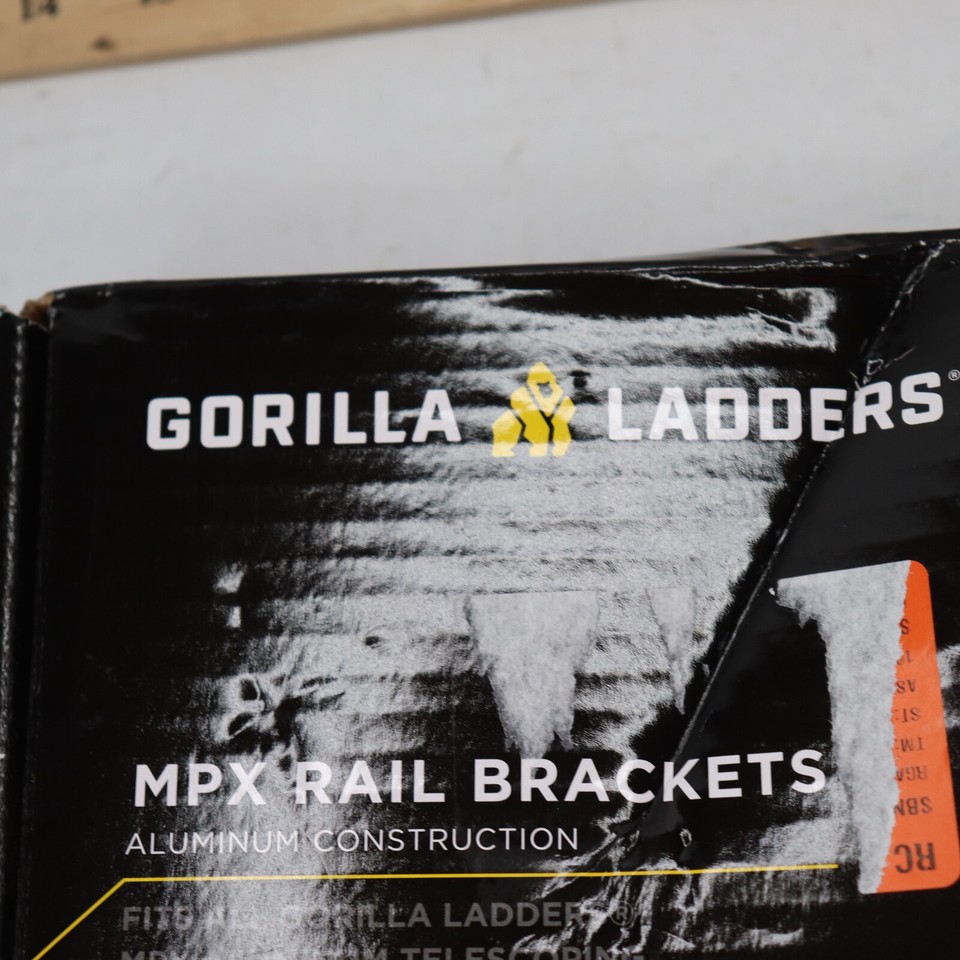 Gorilla Ladders MPX Rail Brackets Aluminum GLMP-RB-2 | eBay