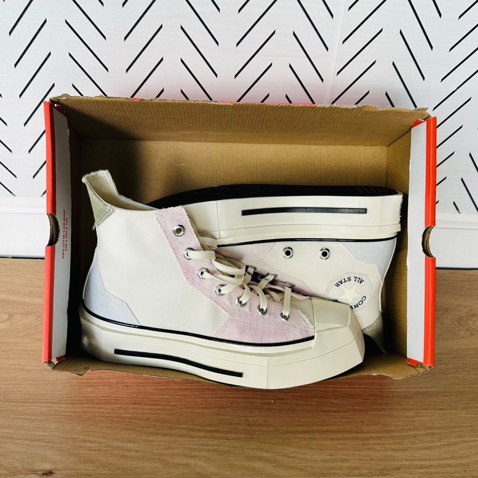 ⭐Women Shoes Converse Chuck 70 de luxe Squared Hi Top Sz 8.5 Pink ...