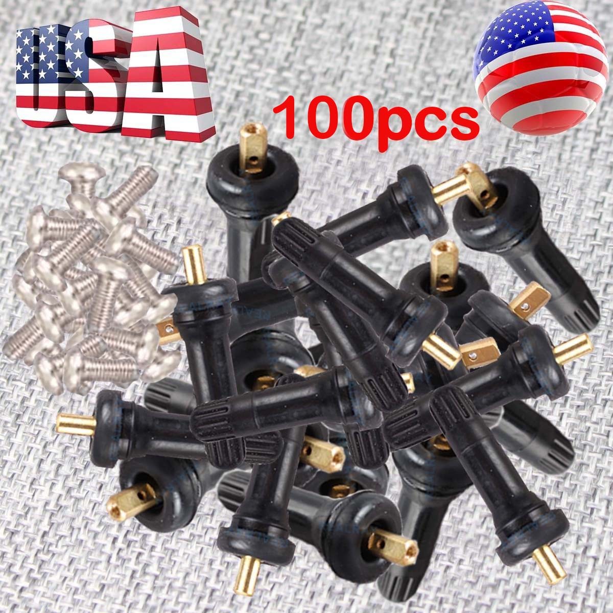 100pcs TPMS Valve Stem Rebuild Kit 20008 Tire Pressure Sensor RIM for ...