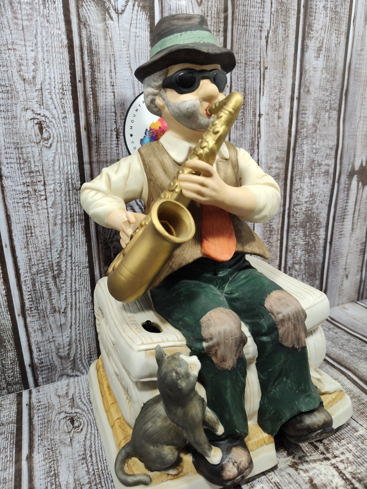 Waco Melody In Motion Heartbreak Willie Animated Music Play Sax Cat ...