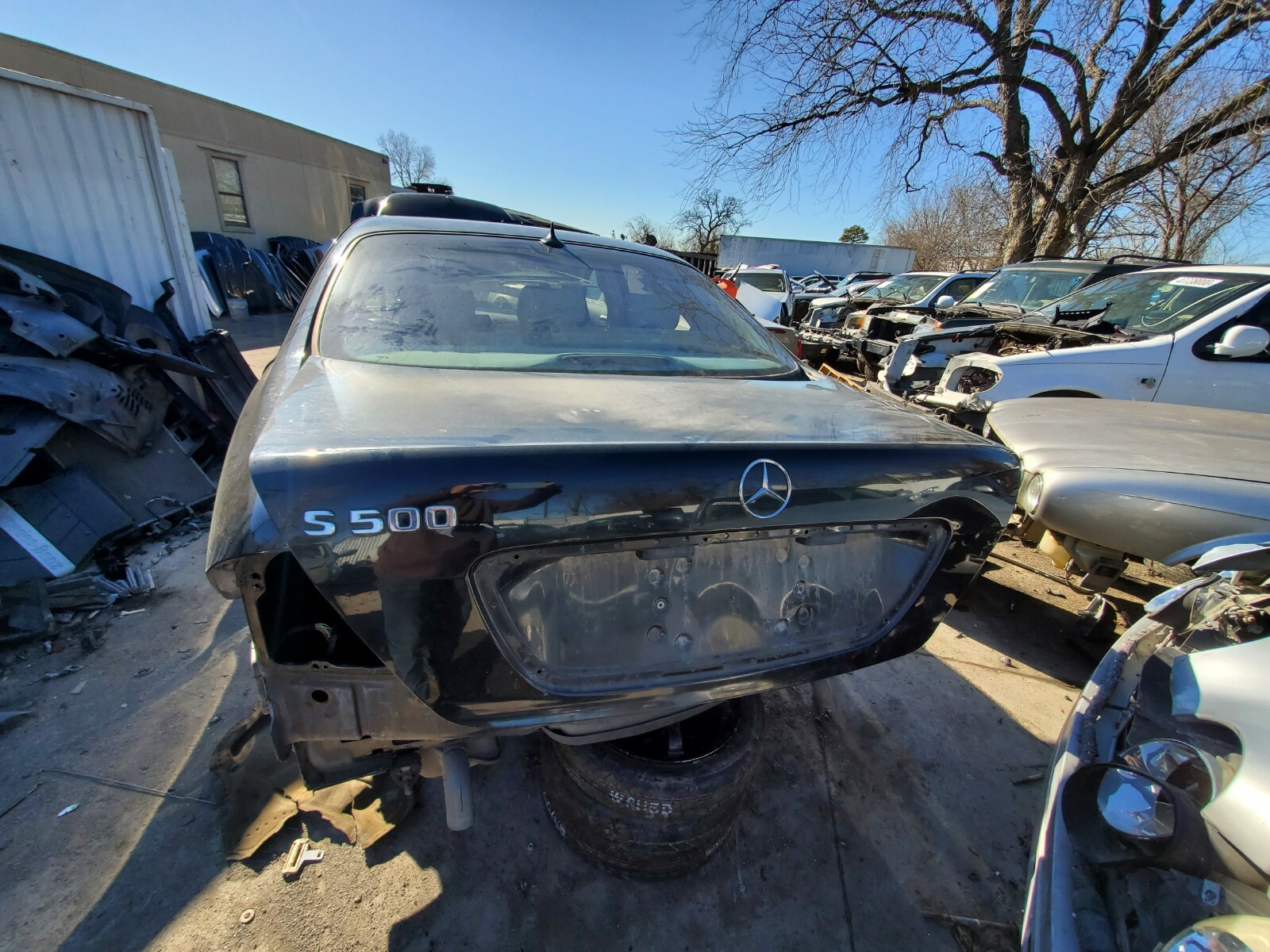 2003-2006 Mercedes-Benz W220 S430 S500 Trunk Lid | Black | Rear ...