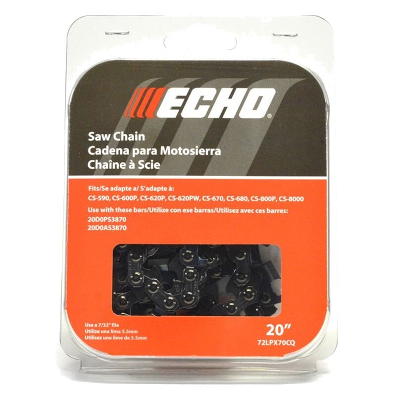 OEM Echo 72LPX70CQ 70DL 20" Chain Fits CS-590 CS-620P CS-620PW CS-580 ...