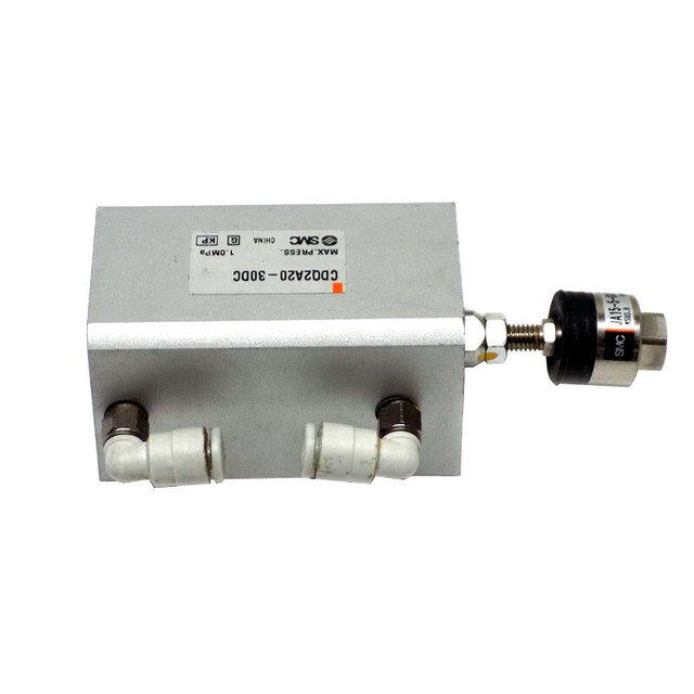 () SMC Pneumatic Air Cylinder CDQ2A20-30DC w/ JA15-5-080 Floating Joint ...