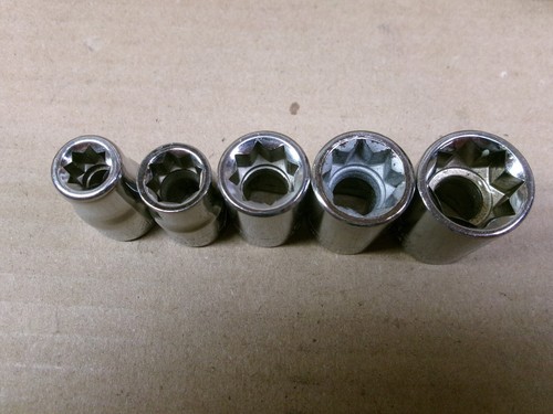 Craftsman USA 5-Piece 3/8" Drive 8-Point Double Square Socket Set | eBay