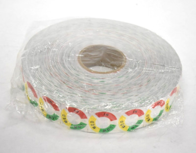 Thermometer Stickers Medium Low High Temp Gauge Stickers Roll Red ...