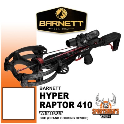 Barnett Crossbows Hyper Raptor 410 Crossbow Package NEW (RAP410-04) | eBay