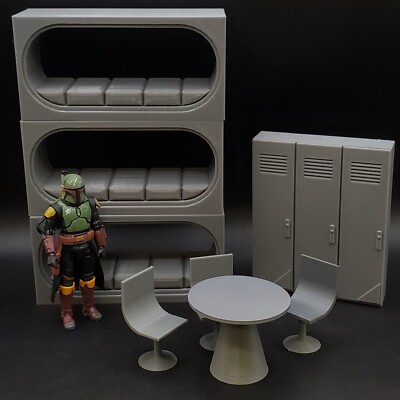 CUSTOM BARRACKS LOT for 3.75" 1:18 STAR WARS GI JOE FIGURE DIORAMA | eBay