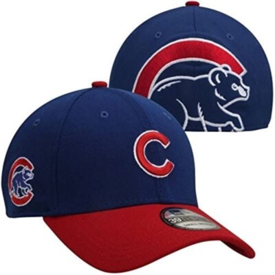 New Era Chicago Cubs Clean Hit 39THIRTY Flex Fit Hat / Cap (Small ...