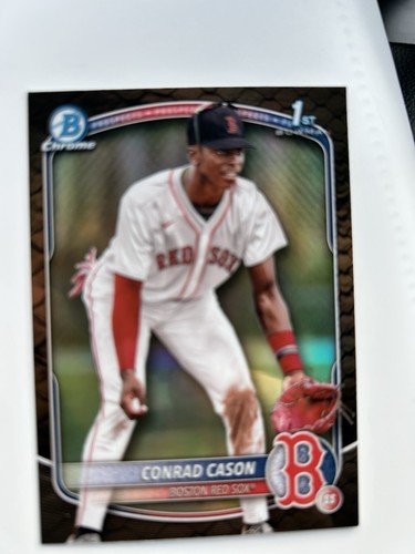 2025 Bowman Chrome Baseball CONRAD CASON 1st Reptilian Refractor! | eBay