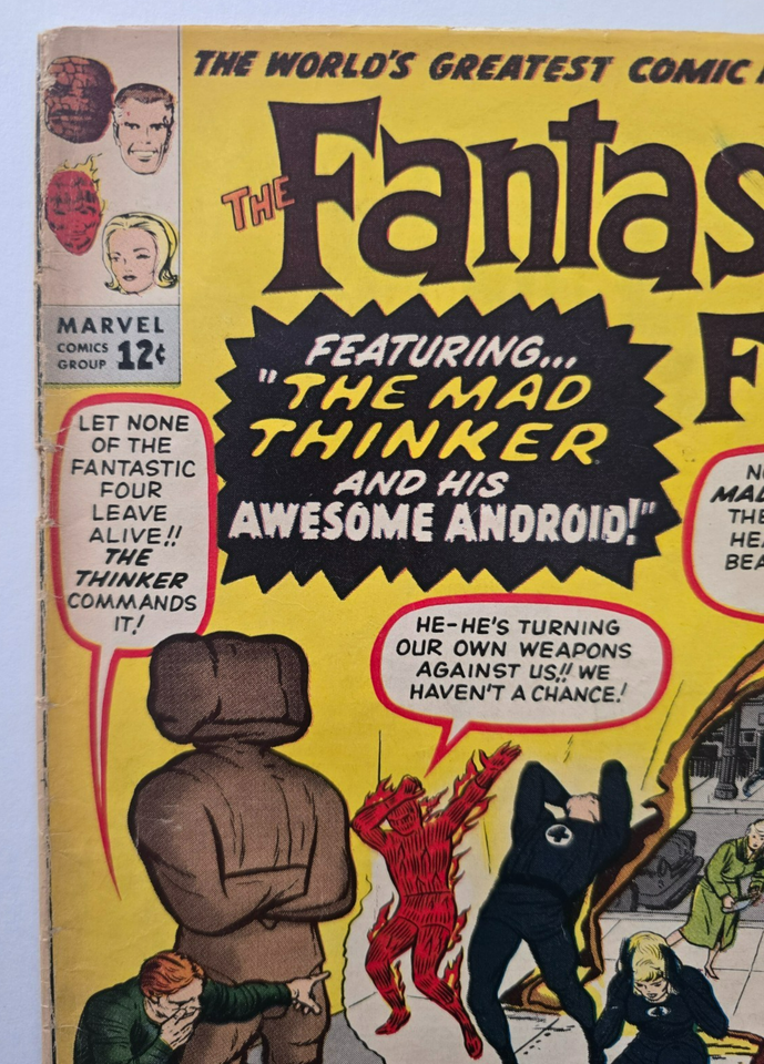 Fantastic Four #15 Vol 1 Marvel Comics 1963 1st Mad Thinker G/VG | eBay