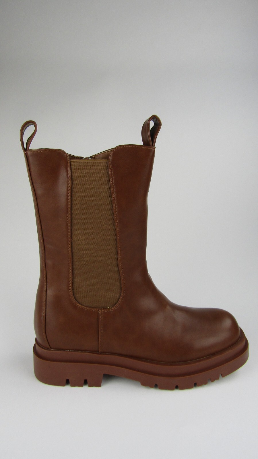 Womens Brown Mata Boots Elastic and Zipper Closure US Shoes Sizes 6-10 ...