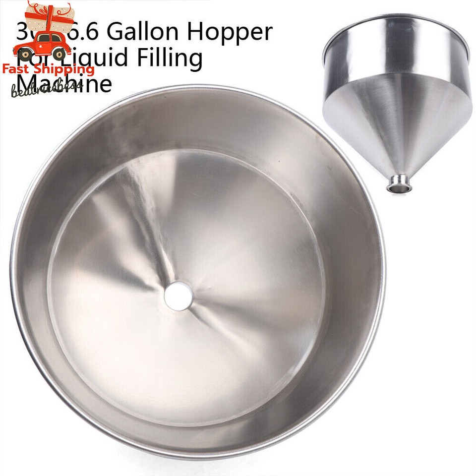 30L Hopper Tank 304 Stainless Steel Hopper for Paste Liquid Filling ...
