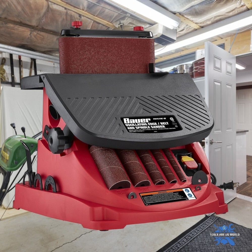 Bauer Oscillating Edge Belt Spindle Sander Sanding Tool DIY Project ...