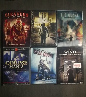 Lot of 6 Horror DVDs Brand New ( All Sealed) 843501031506| eBay