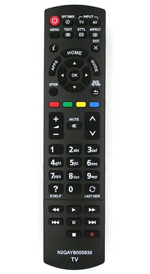 Ersatz Fernbedienung für Panasonic N2QAYB000830 TV Fernseher Remote ...