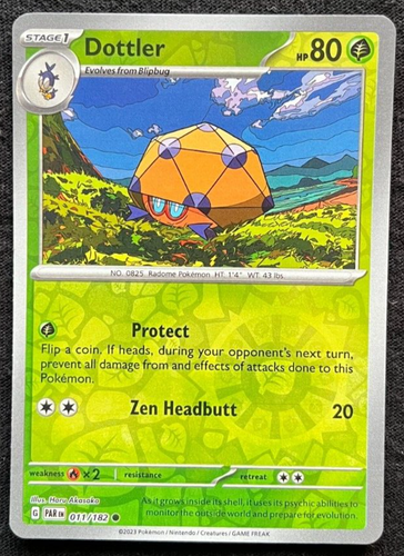 Dottler 11/182 Paradox Rift Reverse Holo Common Pokémon TCG | eBay