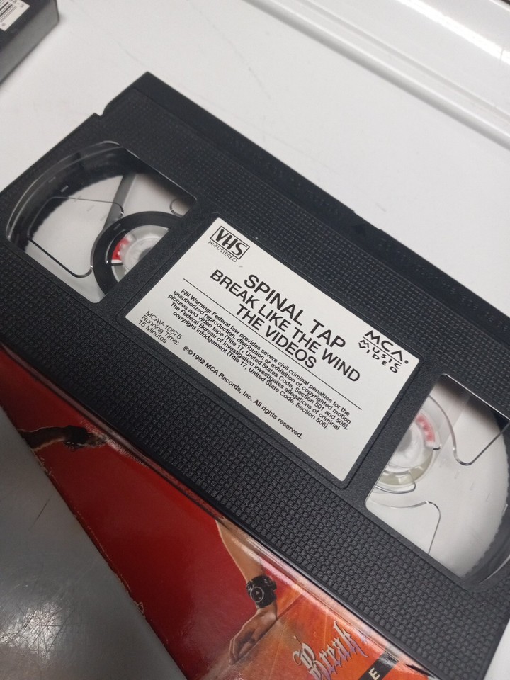 Spinal Tap Break Like The Wind VHS & This Is Spinal Tap DVD | eBay