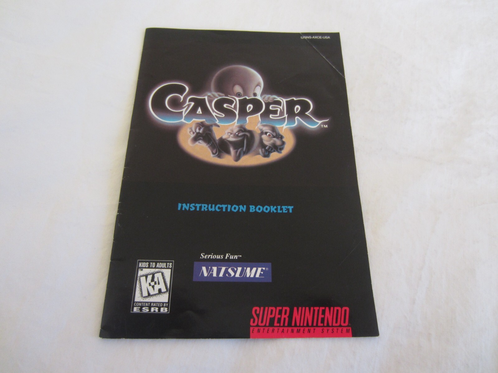 Casper (SNES) Super Nintendo CIB Complete Box 1996 Natusme VERY RARE ...