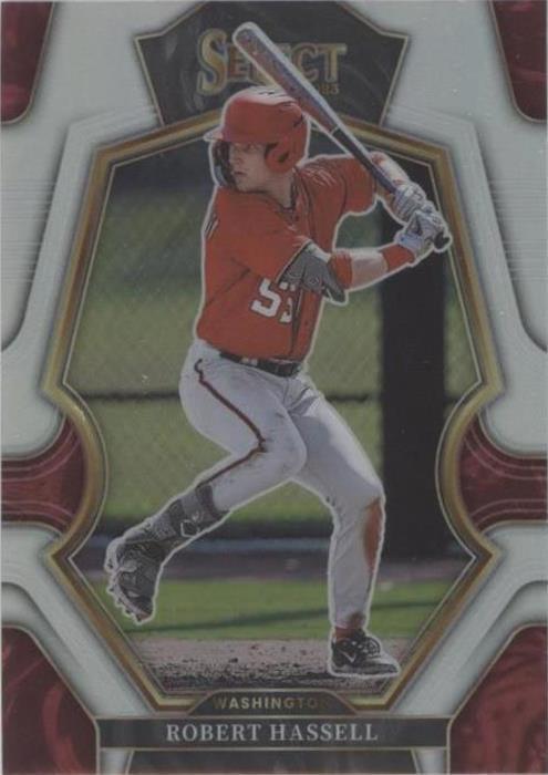 2023 Panini Select - Premier Level Robert Hassell #146 Silver Prizm (RC ...