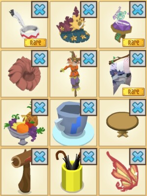 Animal Jam Classic Nonmember Clothing & Den Item Bundle 💙 (READ ...