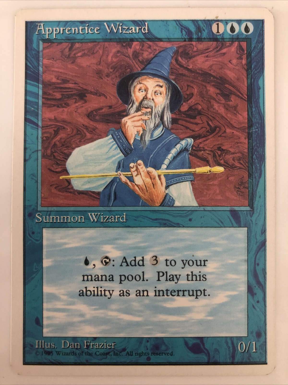 MTG Apprentice Wizard Fourth Edition 61/379 Regular Common for sale ...
