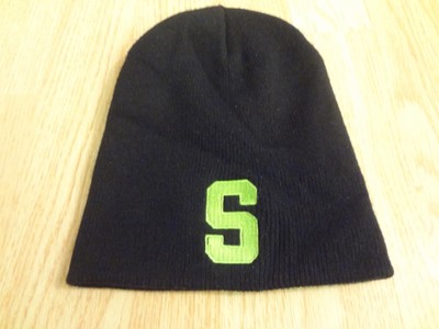 Men's/Women's Michigan State Spartans S Beanie Stocking Hat Cap (Black ...