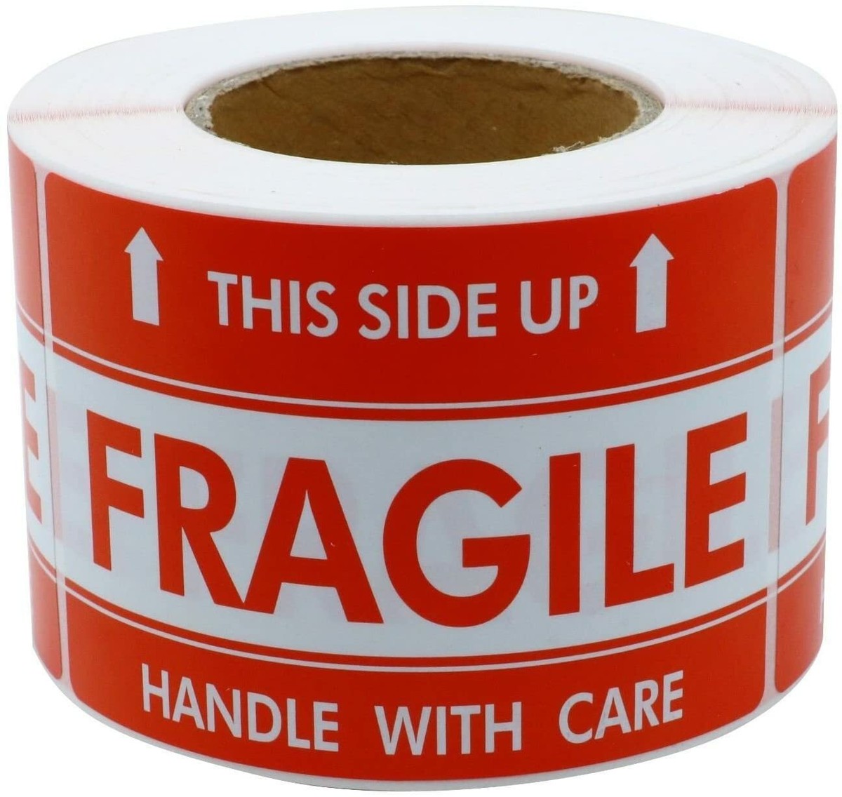 Easy Peel Fragile Stickers 5 Rolls (1000 Stickers) 1x3 Inch FRAGILE ...