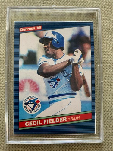 1986 Donruss Rookie ~ CECIL FIELDER #512 ~ Toronto Blue Jays RC Card | eBay