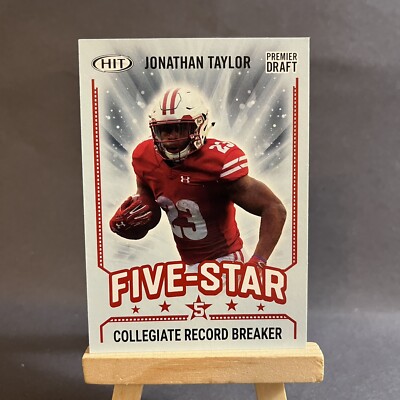 Jonathan Taylor "Five Star Record Breaker" Rookie Sage HIT Premier ...