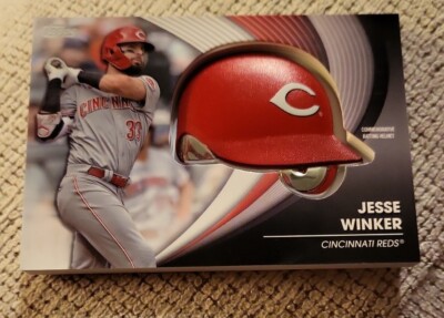 2022 Topps Series 2 Jesse Winker Commemorative Batting Helmet Relic #BH ...