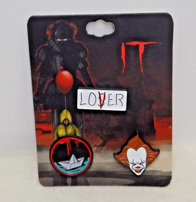 IT - MOVIE PIN SET - BIOWORLD IT MOVIE ENAMEL PIN SET - NEW | eBay
