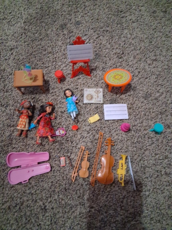 Barbie Doll Musical Instrument Violin Bass Viola Trumpet And More Lot ...