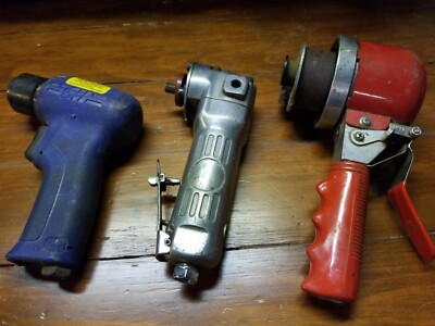 Vintage assorted brands Air Tools Impact Heavy Duty lot(3) working ...