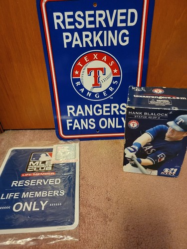 MLB Texas Rangers Fan Pack. Hank Blalock Baseball Bobblehead, 2 ...