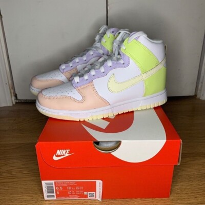 Women’s 6.5/ Men’s 5 Nike Dunk High Lemon Twist 2021, pastel, new ...
