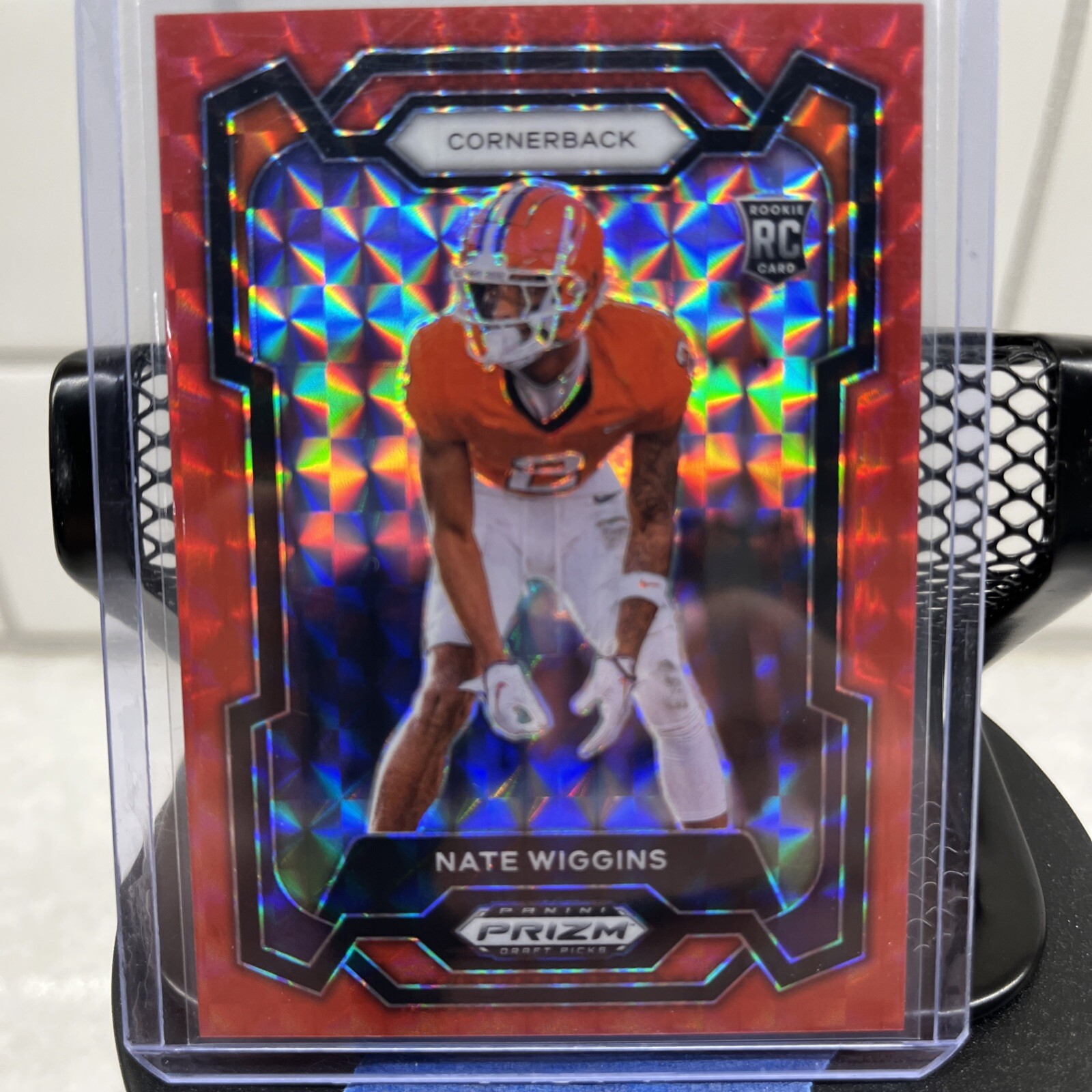 Nate Wiggins 2024 Prizm Draft Picks #115 Red Finite /125 Price Guide ...