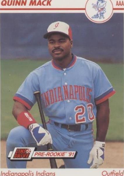 1991 Line Drive Pre-Rookie - AAA Quinn Mack #188 (RC) for sale online ...