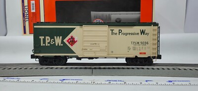 6-17294 Lionel Toledo Peoria Western PS-1 Box Car O Gauge TPW New | eBay