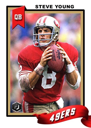 ACEO STEVE YOUNG SAN FRANCISCO 49ERS CUSTOM HAND MADE ART CARD | eBay