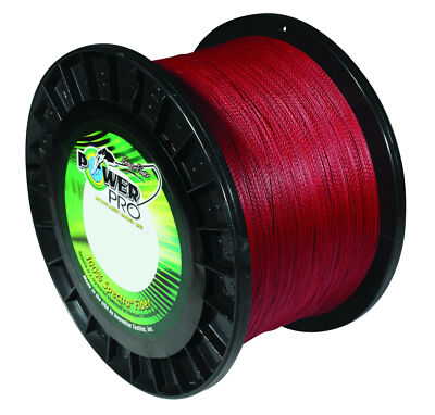 Power Pro Spectra Vermilion Red Braided Line Premium Strong Red Braided ...